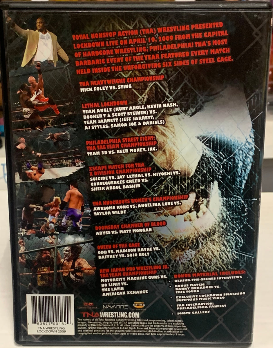 TNA DVD “Lock Down 2009, Six Sides of Steel” (Sting, Mick Foley, Style – The Wrestling Universe