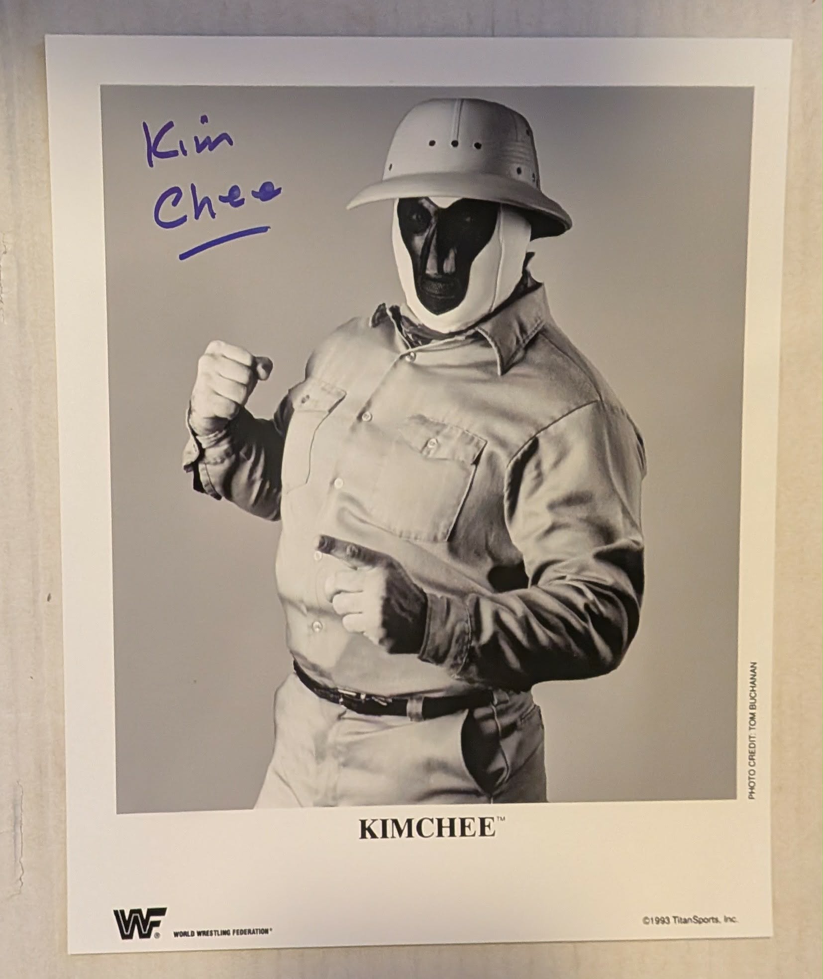 Kim Chee (Steve Lombardi Brooklyn Brawler) Pose 2 Signed Photo COA ...
