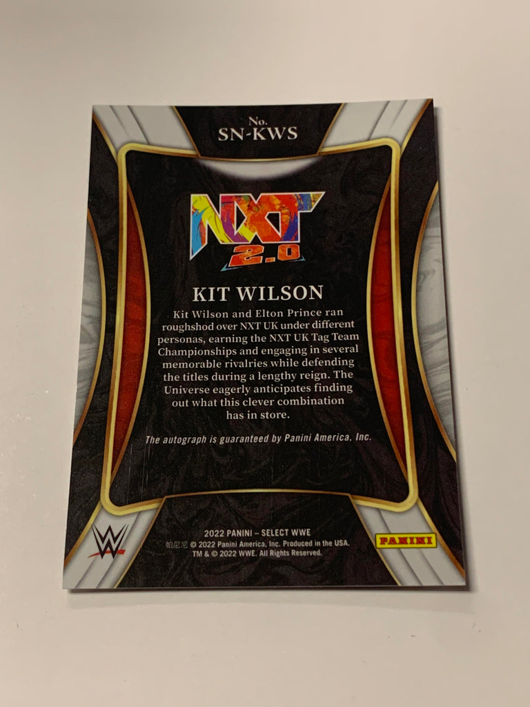 Kit Wilson 2022 WWE NXt Select Signed Autograph Card #SN-KWS – The ...