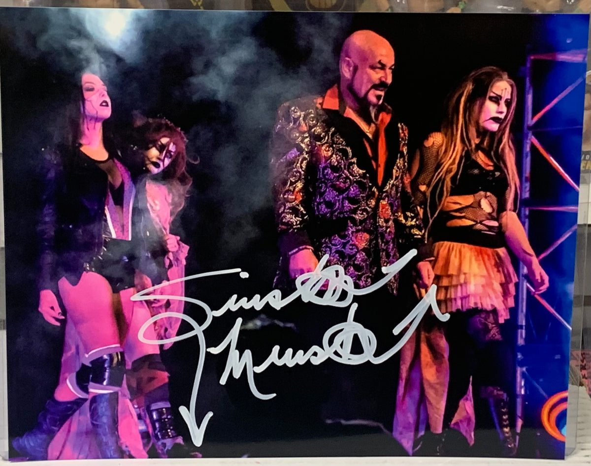Sinister Minister aka James Mitchell Signed 8x10 Color Photo (Comes w ...