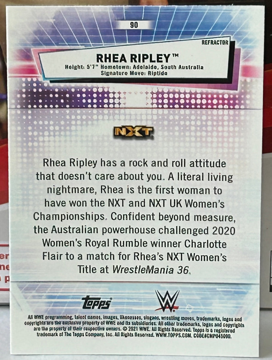 Rhea Ripley 2021 WWE Topps Chrome REFRACTOR Card – The Wrestling Universe