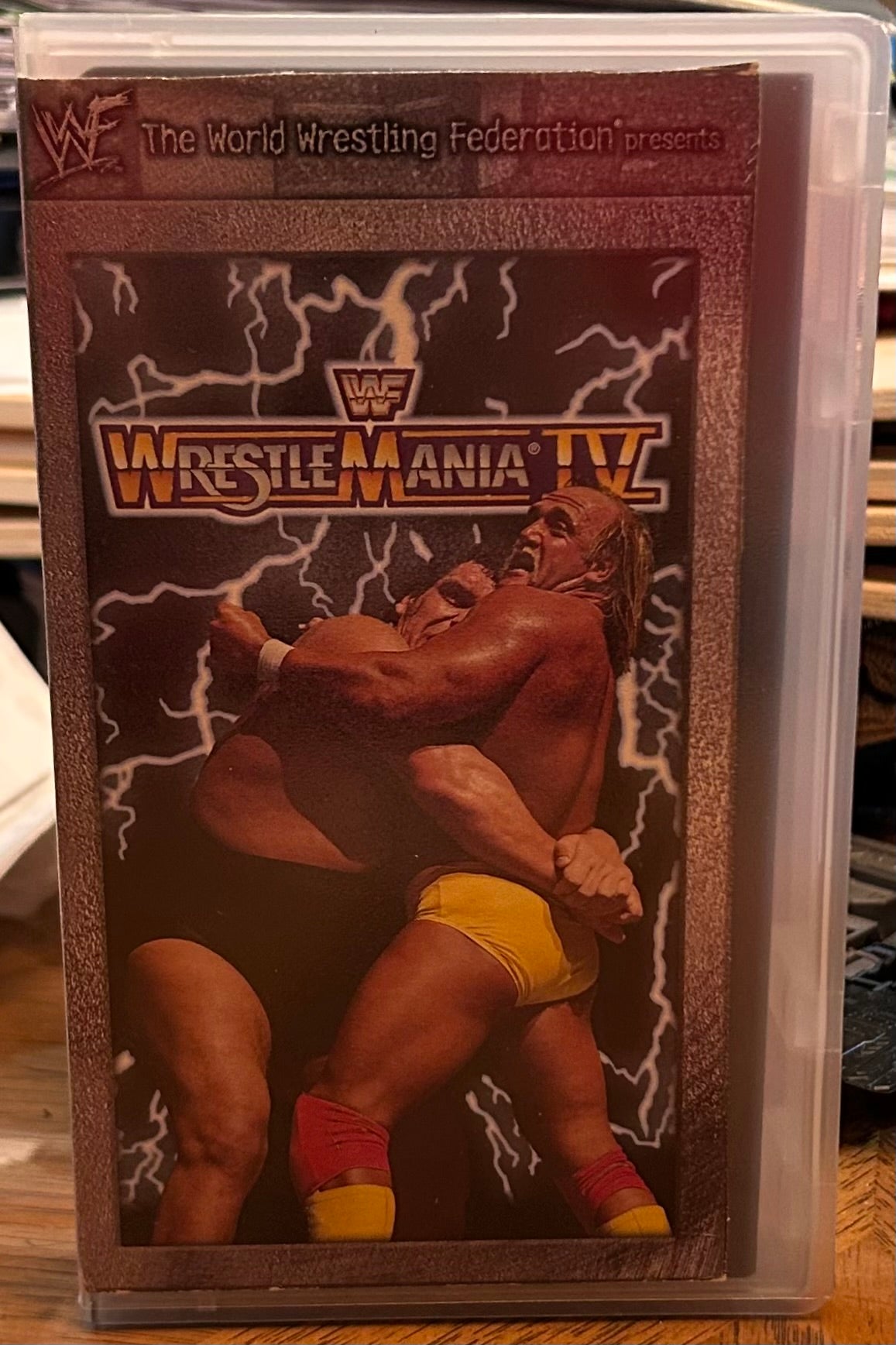 * WWF WWE “Wrestlemania 4” VHS (WWE Home Video) – The Wrestling Universe