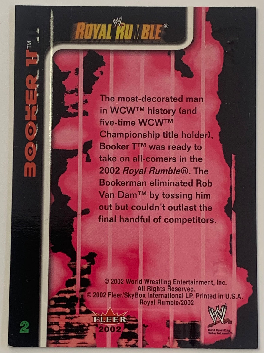 Booker T 2002 WWE Fleer Royal Rumble Card – The Wrestling Universe