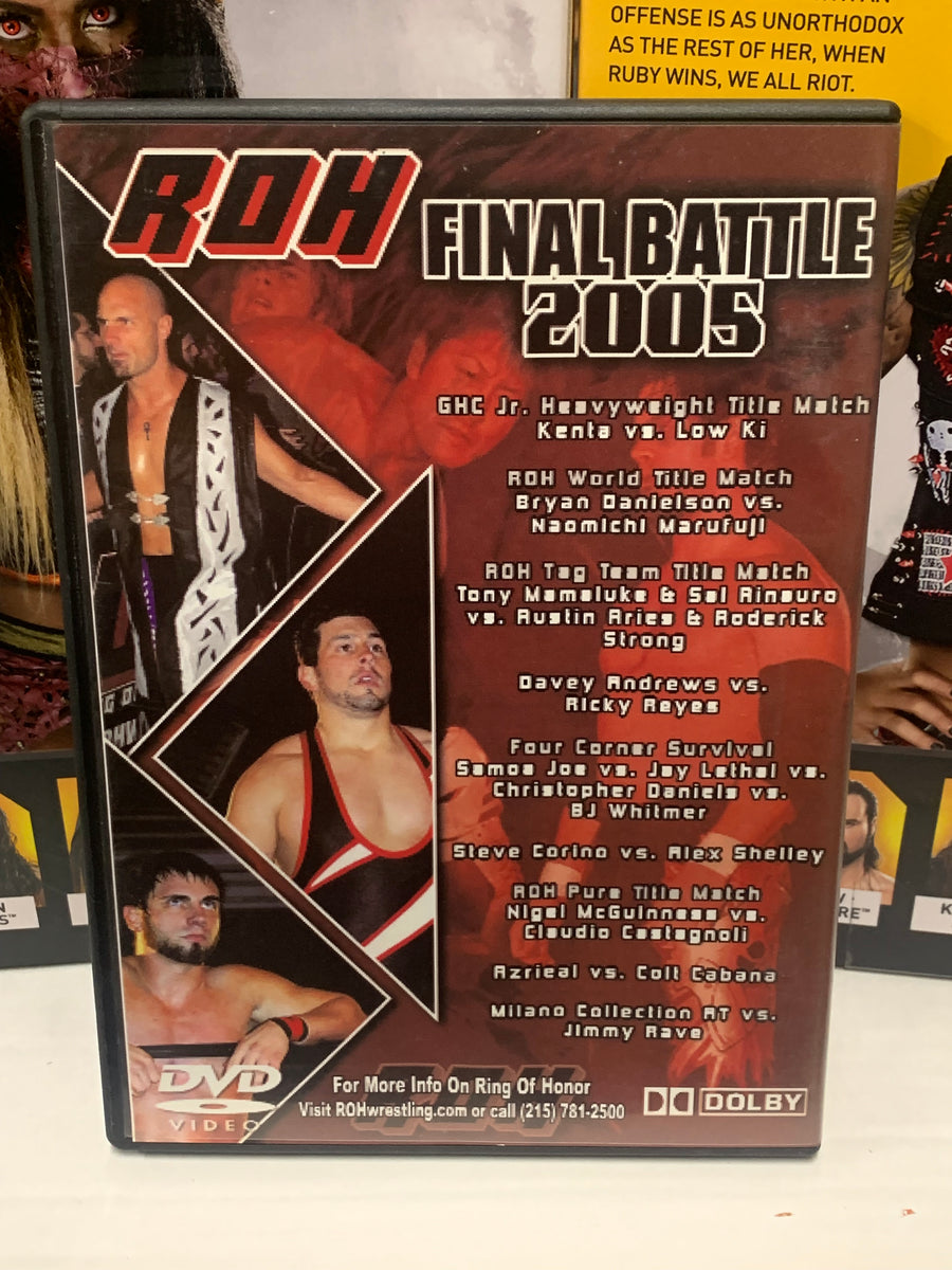 ROH Ring Of Honor DVD “Final Battle 2005” 12/17/05 (Kenta, Lowki, Dani ...