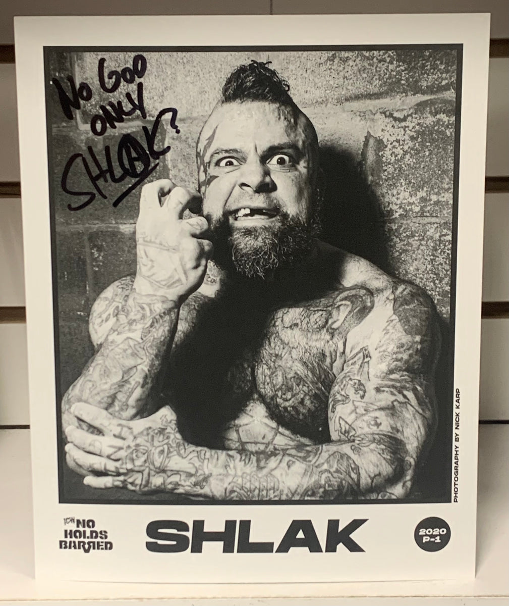 Shlak Signed 8x10 Photo ICWNHB XPW (Comes w/COA) – The Wrestling Universe