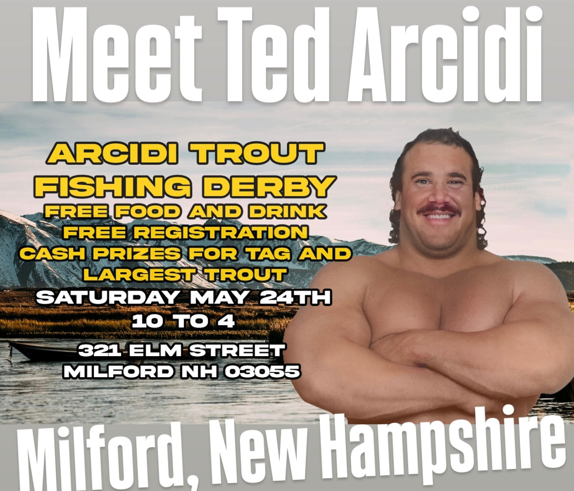 Meet Ted Arcidi on May 24th from 10am-4pm in Milford, New Hampshire ...
