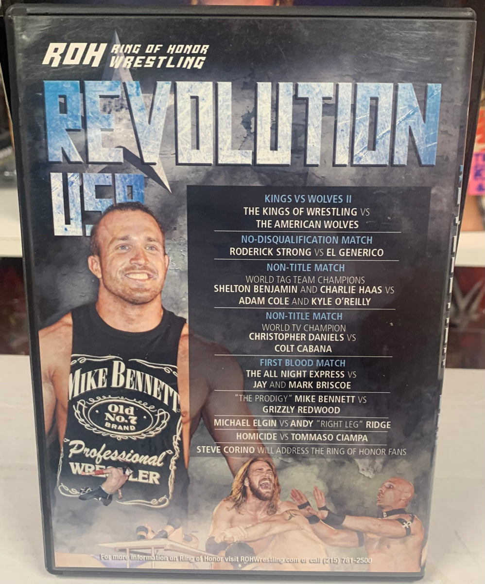 ROH Ring of Honor DVD “Revolution USA” 5/6/11 (El Generico, Strong, Br ...