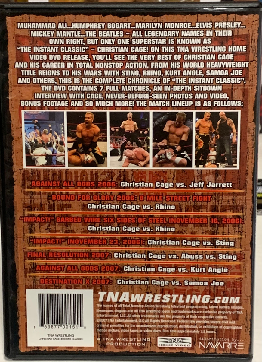 TNA DVD “The Best of Christian Cage in TNA (The Instant Classic ...