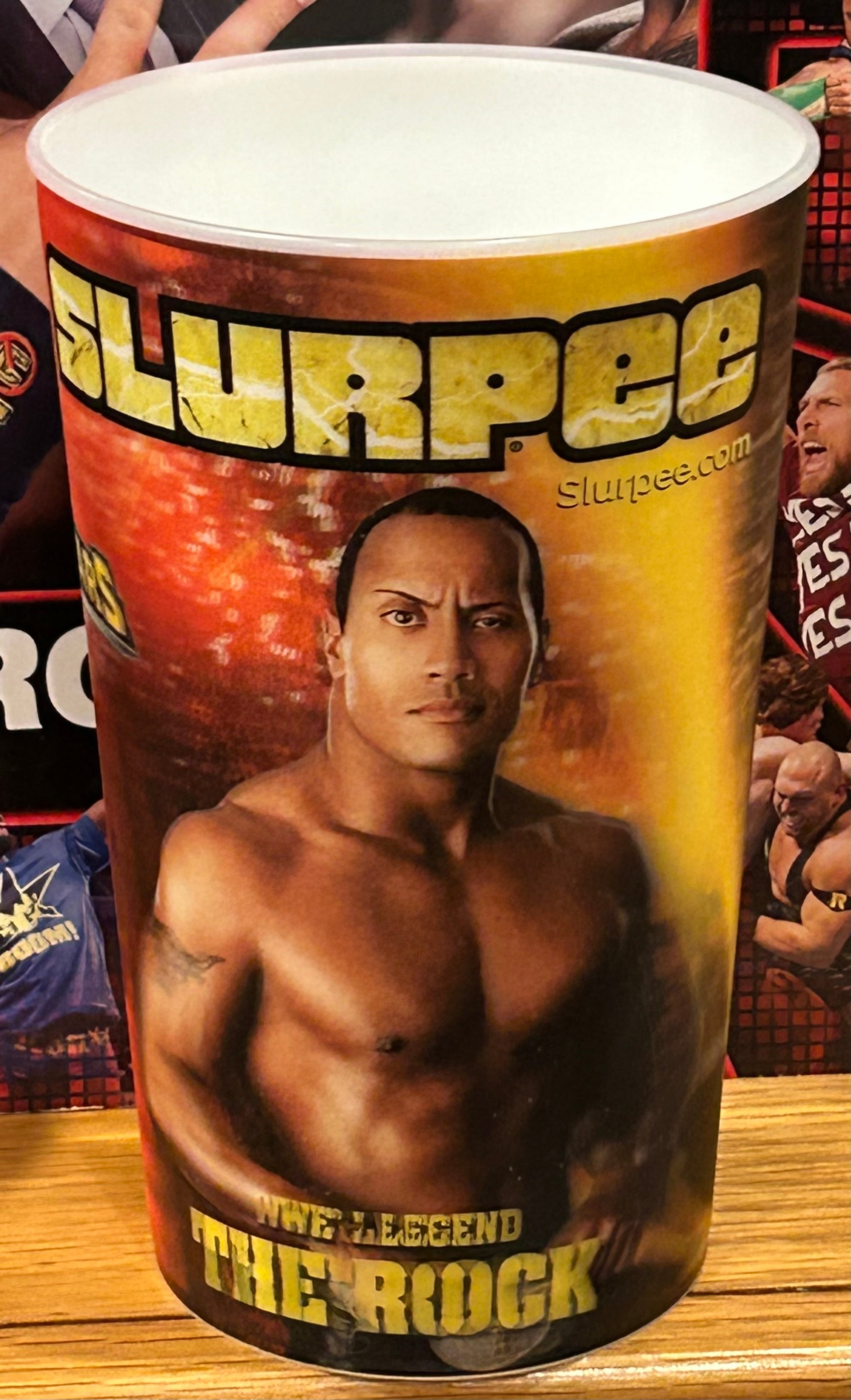* WWE 7 Eleven Slurpee Official THE ROCK Cup – The Wrestling Universe