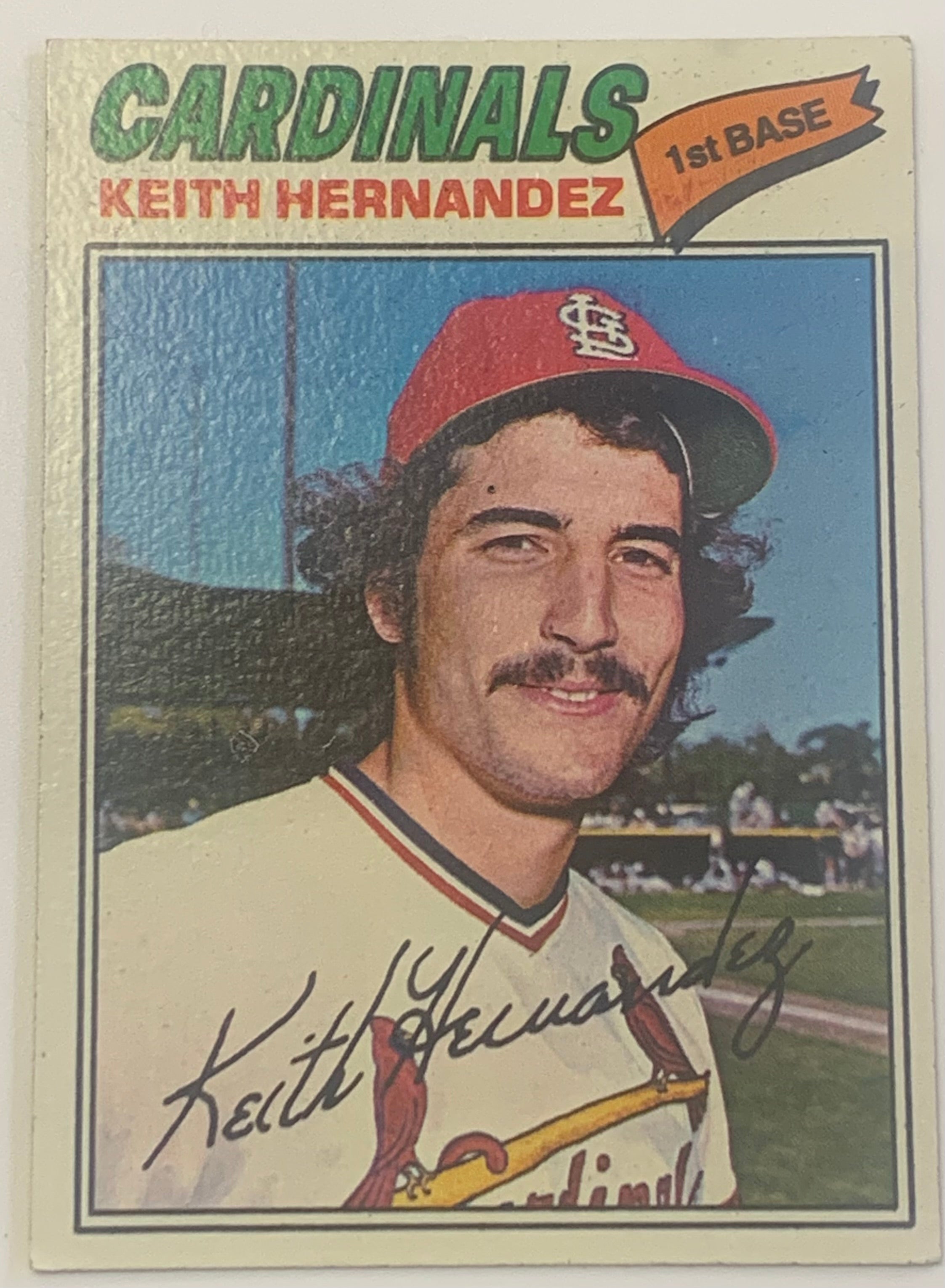 Keith Hernandez 1977 Topps Baseball Card CARDINALS V1 – The Wrestling ...