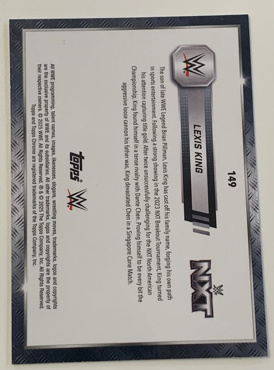 Lexis King 2025 WWE Topps Chrome Card – The Wrestling Universe
