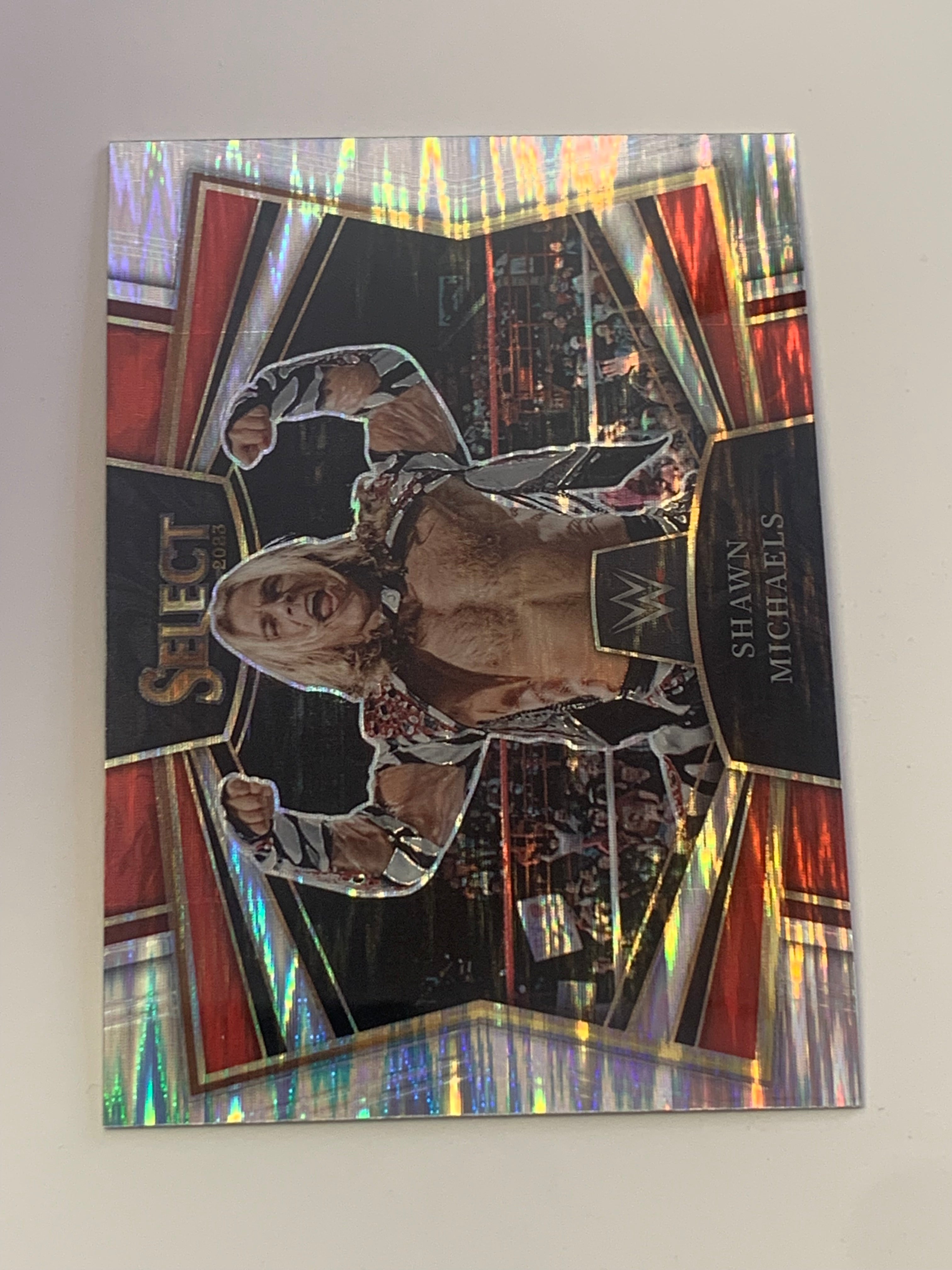 Shawn Michaels 2023 WWE Mattel Select “Snapshots Silver Splash” Refrac ...