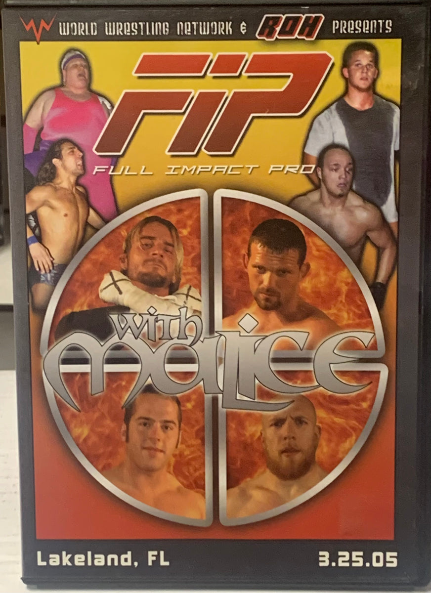 FIP Full Impact Pro DVD “With Malice” 3/25/05 (CM Punk, James Gibson ...