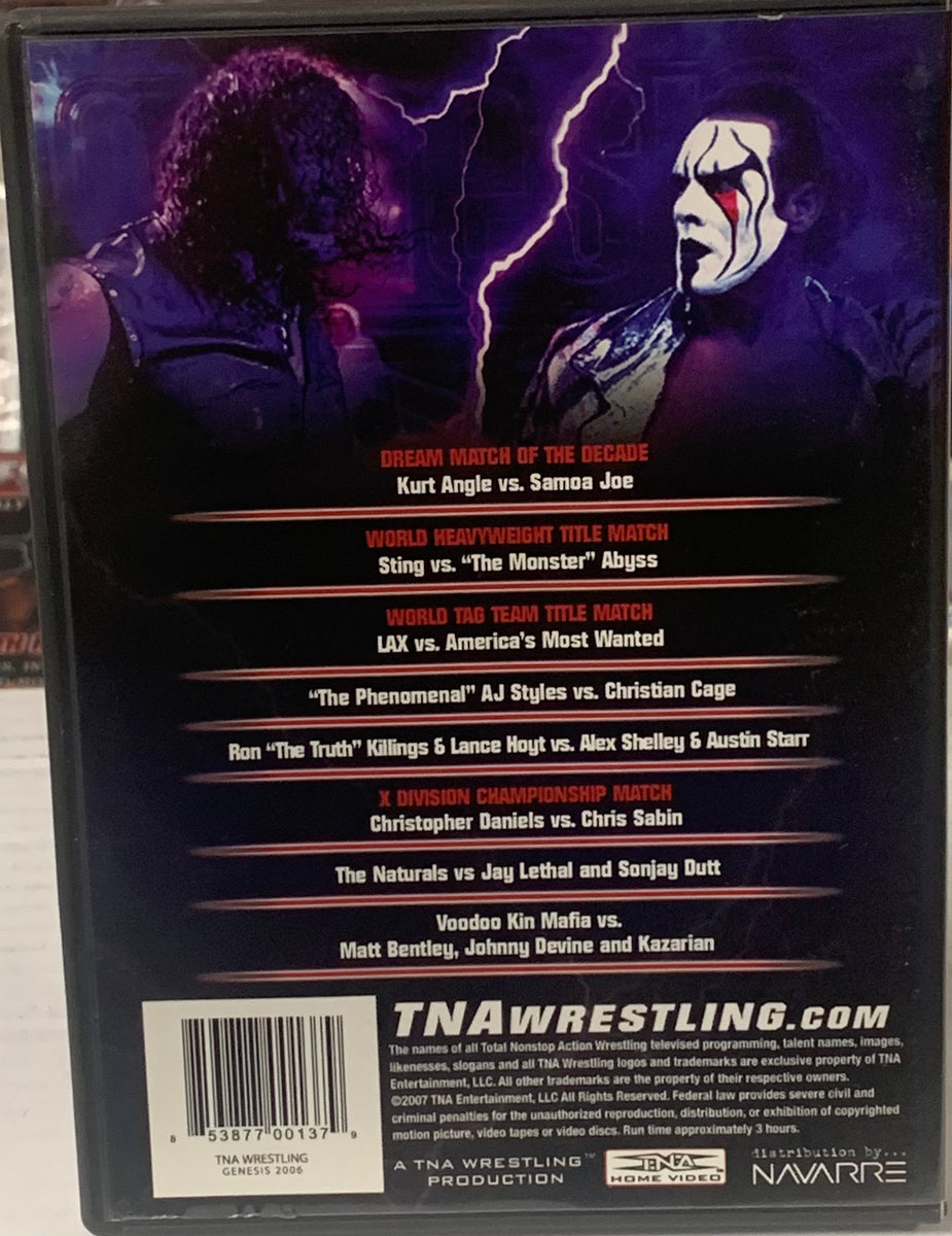 TNA DvD “Genesis 2006” (Angle, Samoa Joe, Sting, Abyss & so much more ...