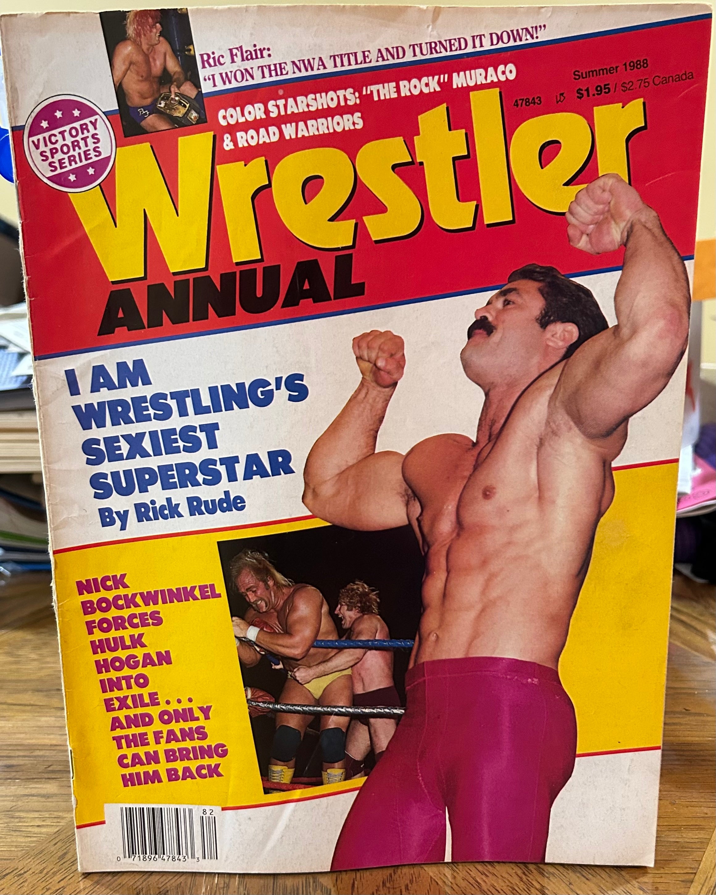 The Wrestler Magazine Annual Summer 1988 Ravishing Rick Rude – The ...