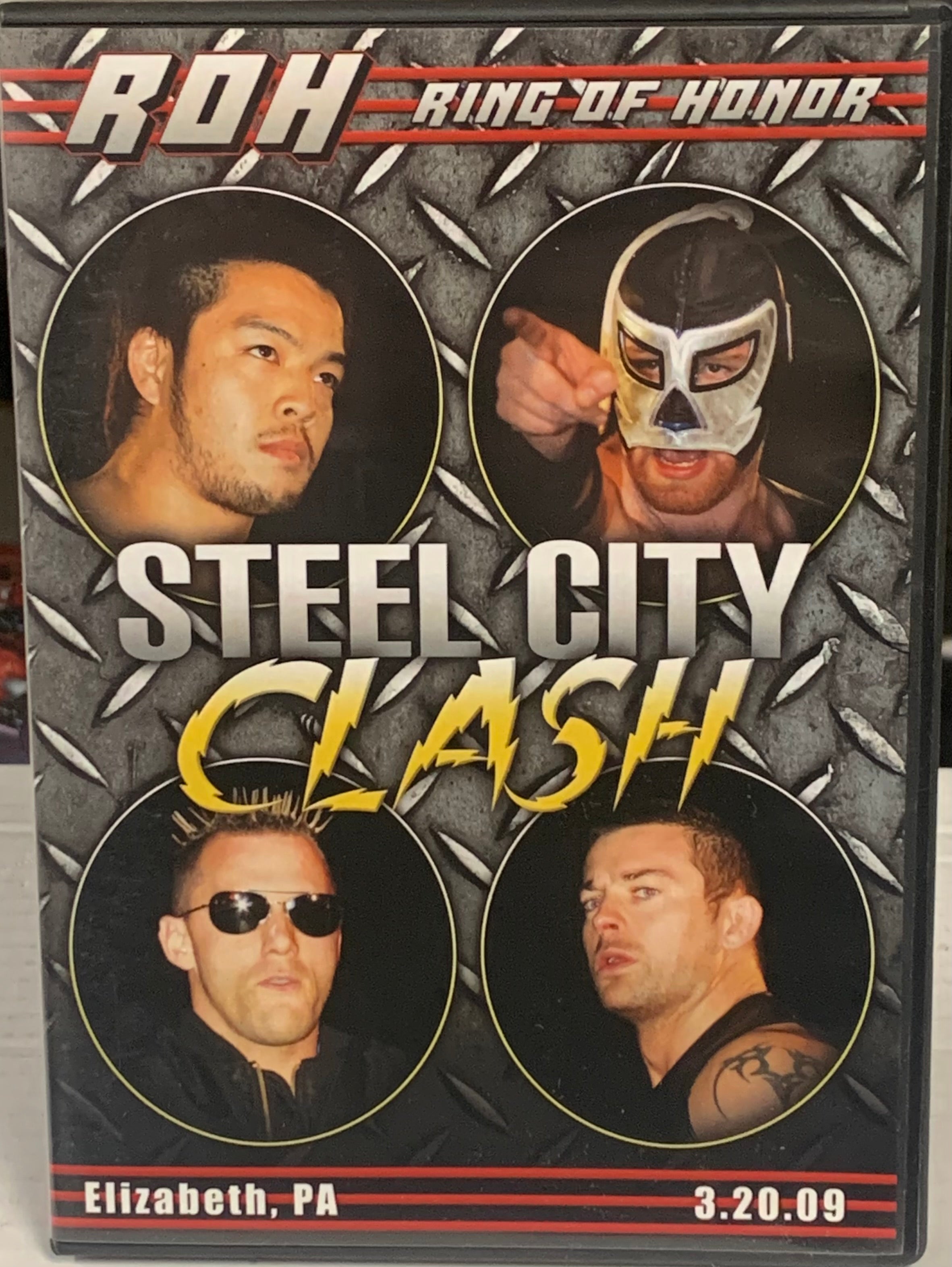 ROH Ring of Honor DVD “Steel City Clash” 3/20/09 (Nigel, Jacobs, Brodi ...