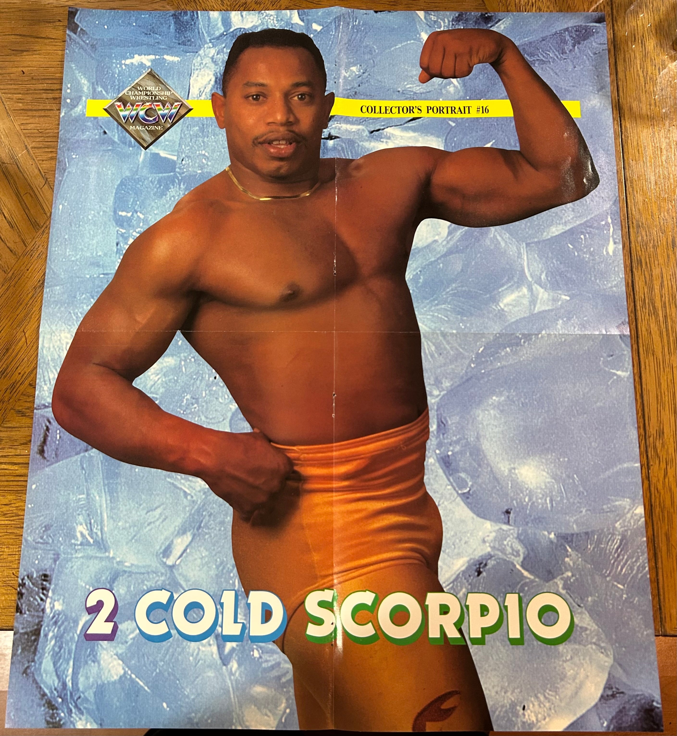 2 Cold Scorpio HUGE Full Color WCW Poster – The Wrestling Universe