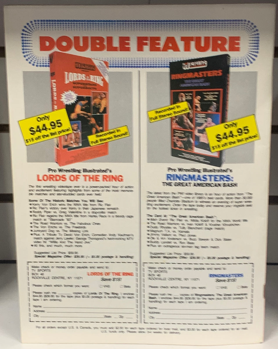 PWI Pro Wrestling Magazine July 1988 Andre Hogan (Curt Hennig Poster I ...