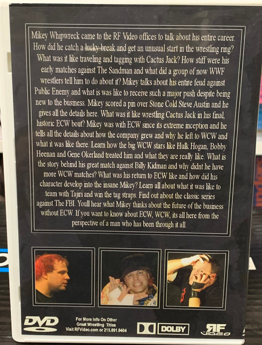 Mikey Whipwreck Shoot Interview DVD ECW – The Wrestling Universe