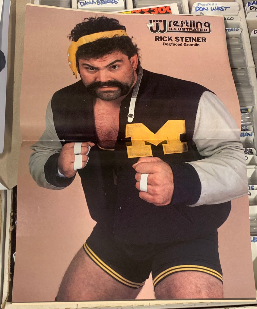 PWI Pro Wrestling Illustrated Magazine April 1989 (Rick Steiner Poster ...