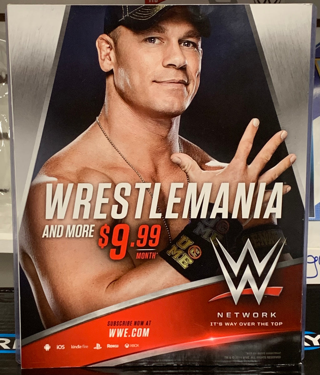 WWE Magazine April 2014 Brock, Cena, Orton (2 Poster of Wrestlemania ...