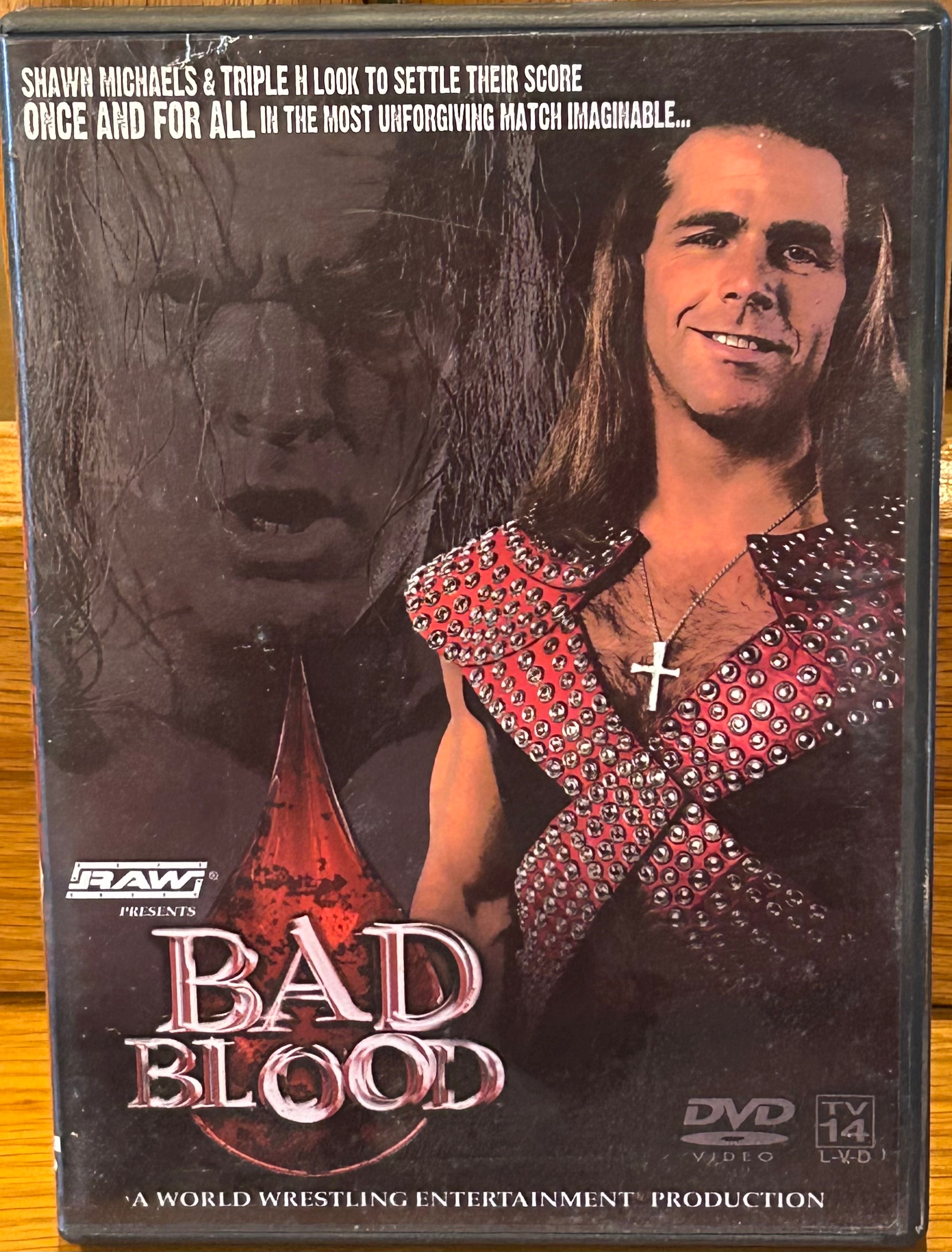 * WWE Bad Blood 2004 DVD (Benoit, Kane, HBK, Triple H & so much more ...