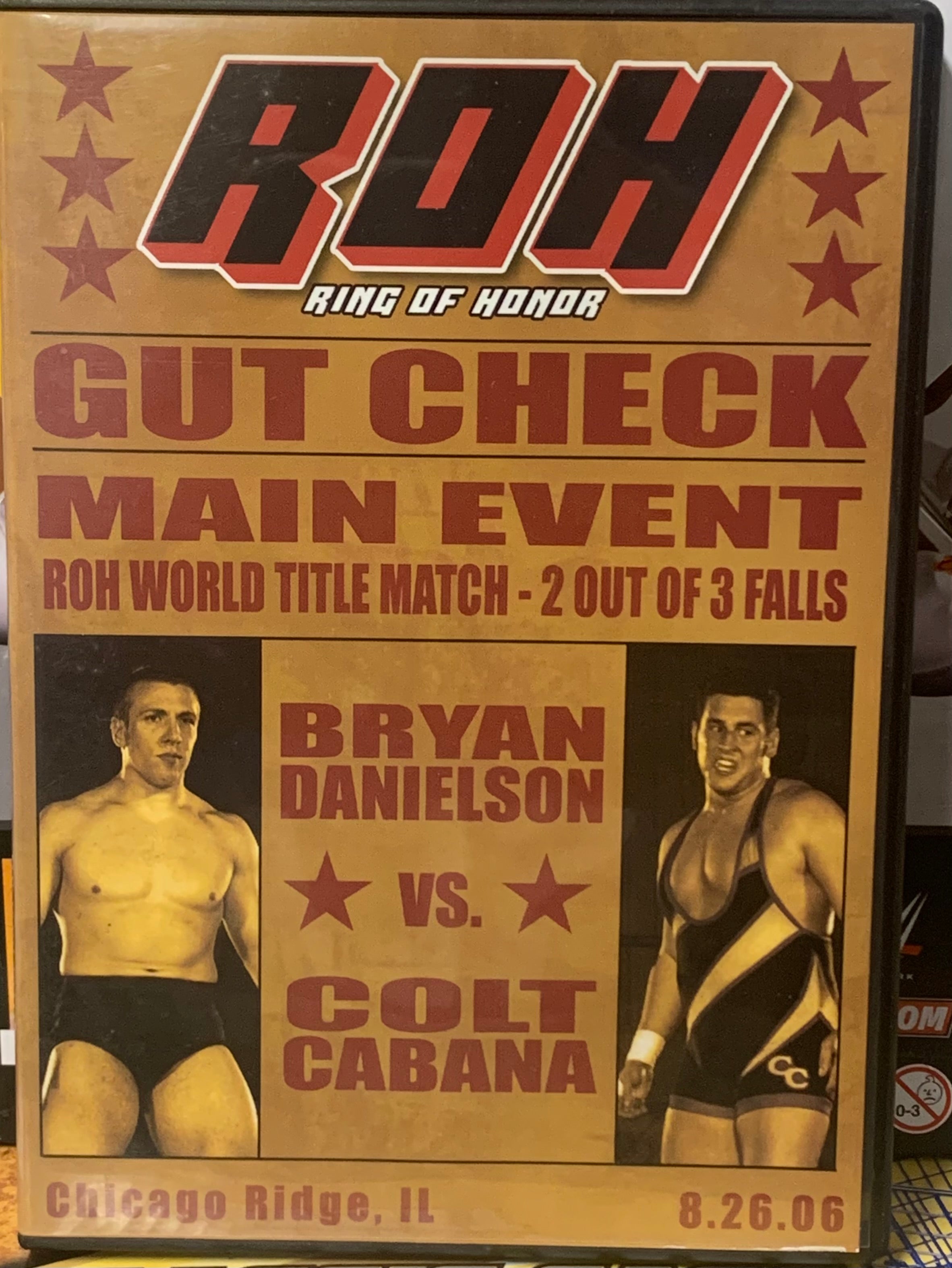 ROH Ring of Honor DVD “Gut Check” 8/28/06 (Danielson, Samoa Joe, Brisc ...