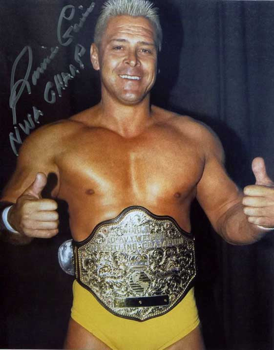 Ronnie Garvin Pose 3 (Inscribed NWA Champ) Signed Photo COA – The ...