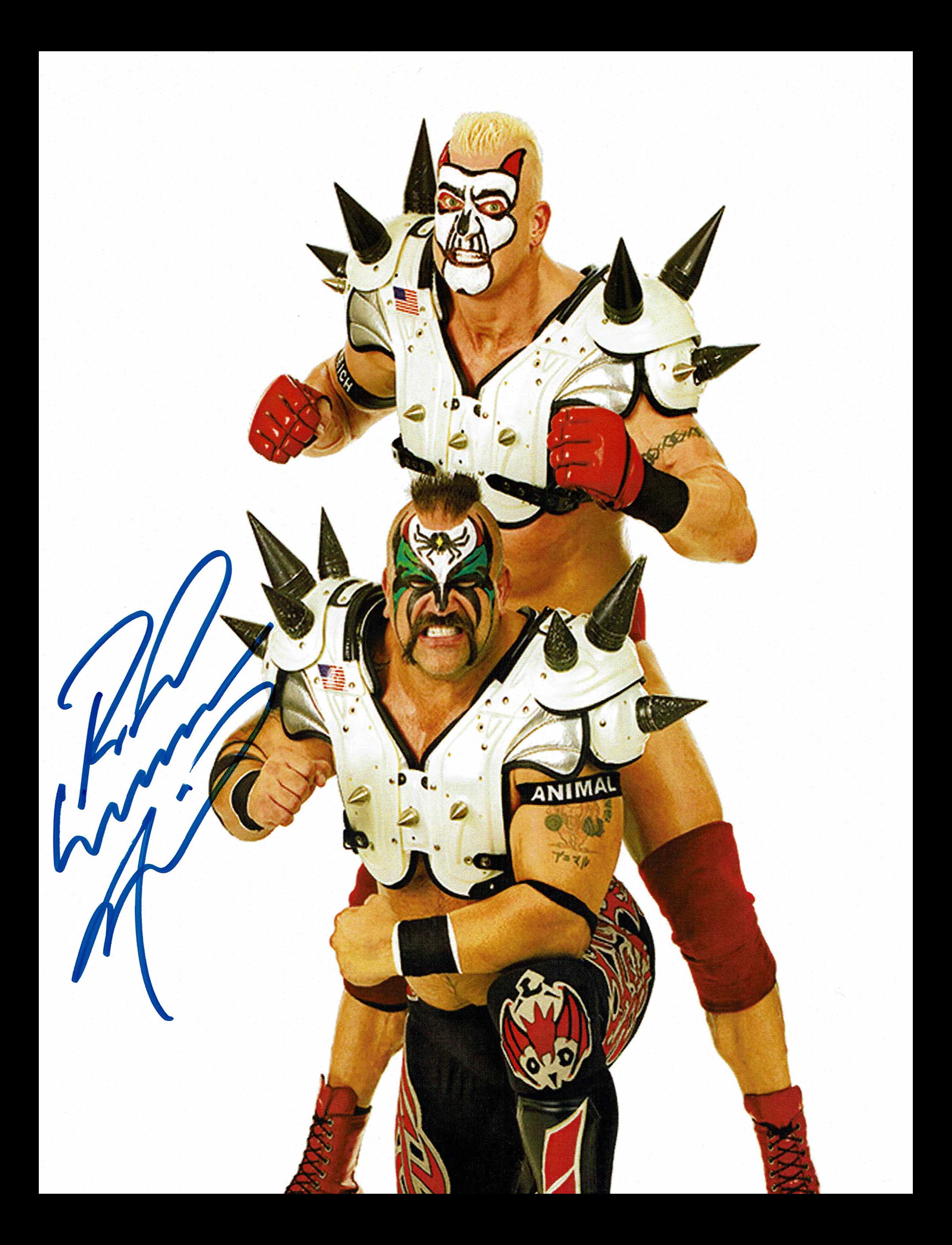 Road Warrior Animal Pose 5 Signed Photo COA – The Wrestling Universe