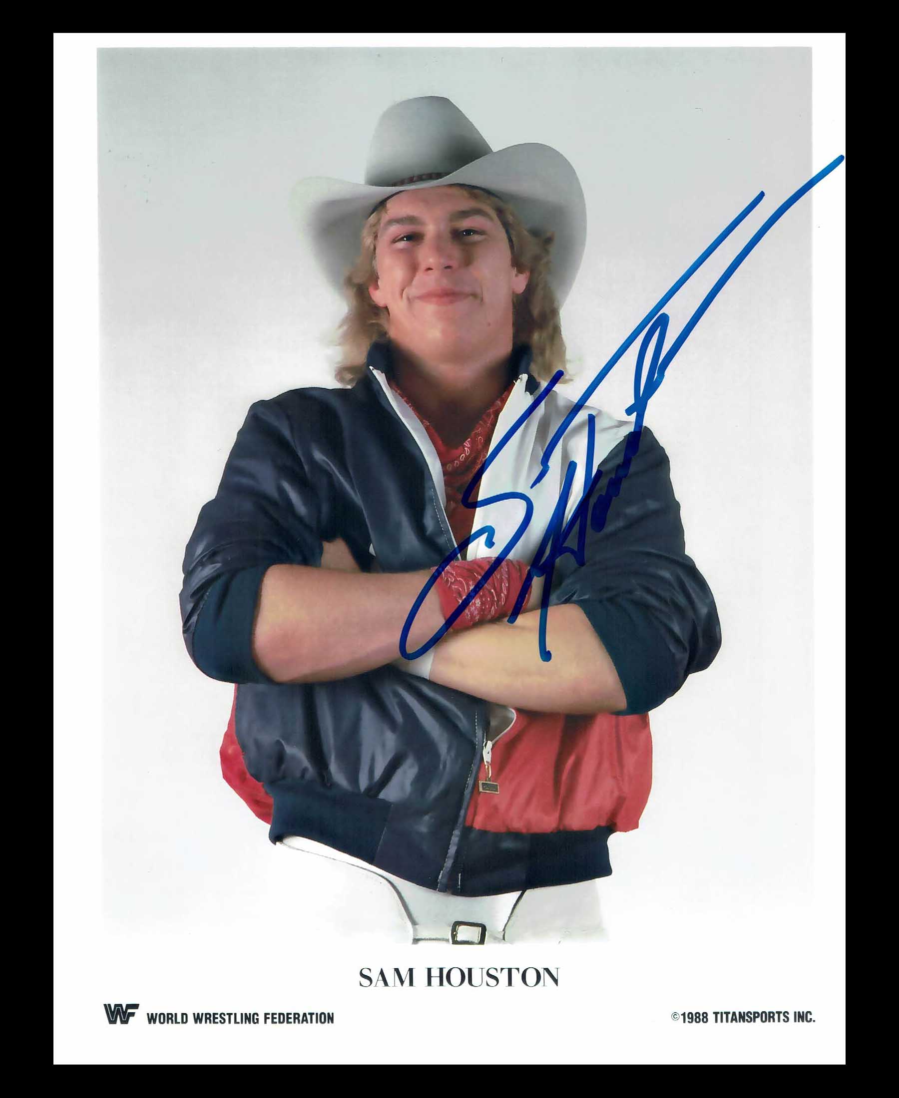 Sam Houston Signed 8x10 Color photo (Comes w/COA) – The Wrestling Universe