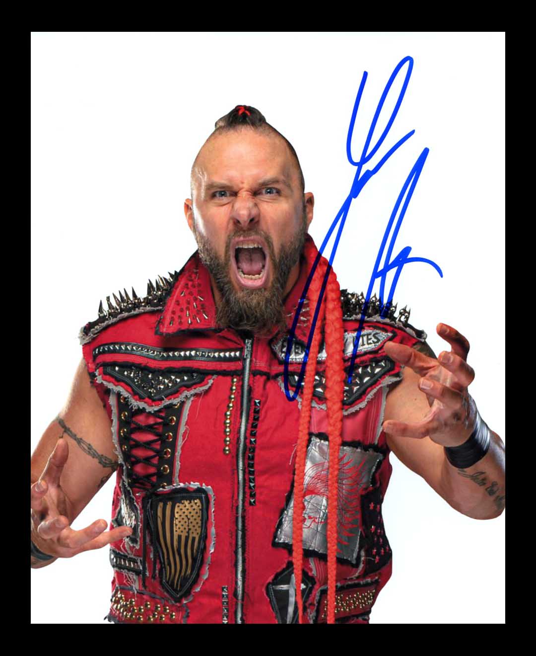 Lance Archer Pose 4 Signed Photo COA – The Wrestling Universe