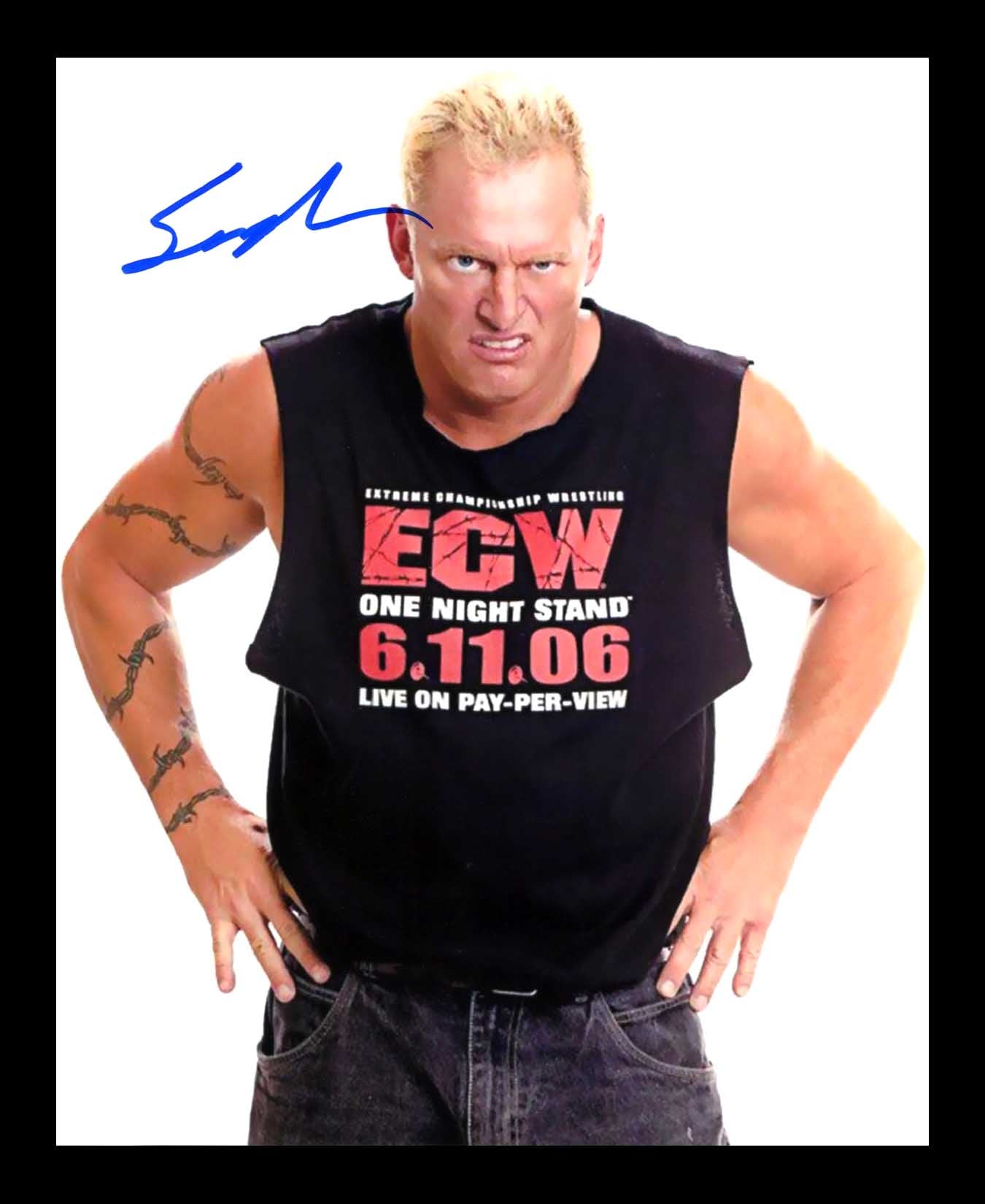 The Sandman Pose 12 Signed Photo COA – The Wrestling Universe