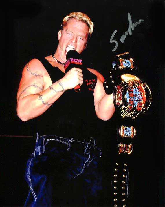 The Sandman Pose 1 Signed Photo COA – The Wrestling Universe