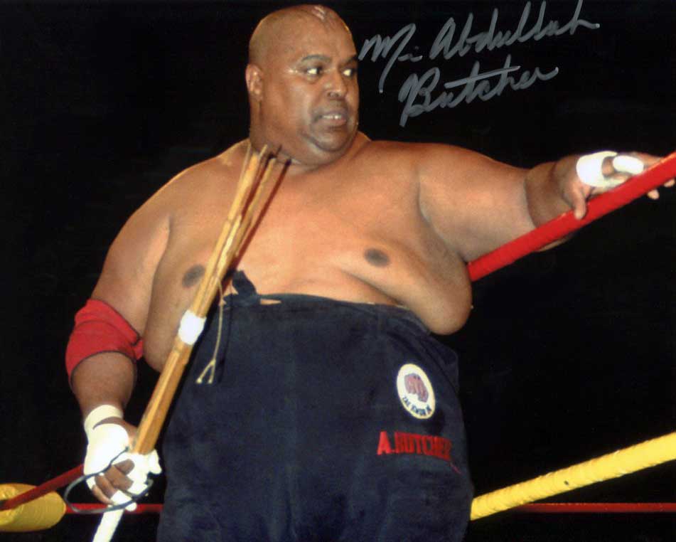 Abdullah The Butcher Pose 3 Signed Photo COA – The Wrestling Universe