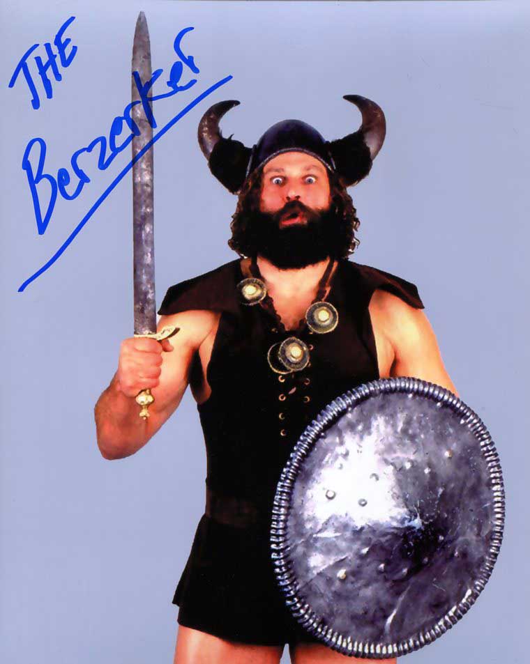 The Berzerker Pose 9 Signed Photo COA – The Wrestling Universe