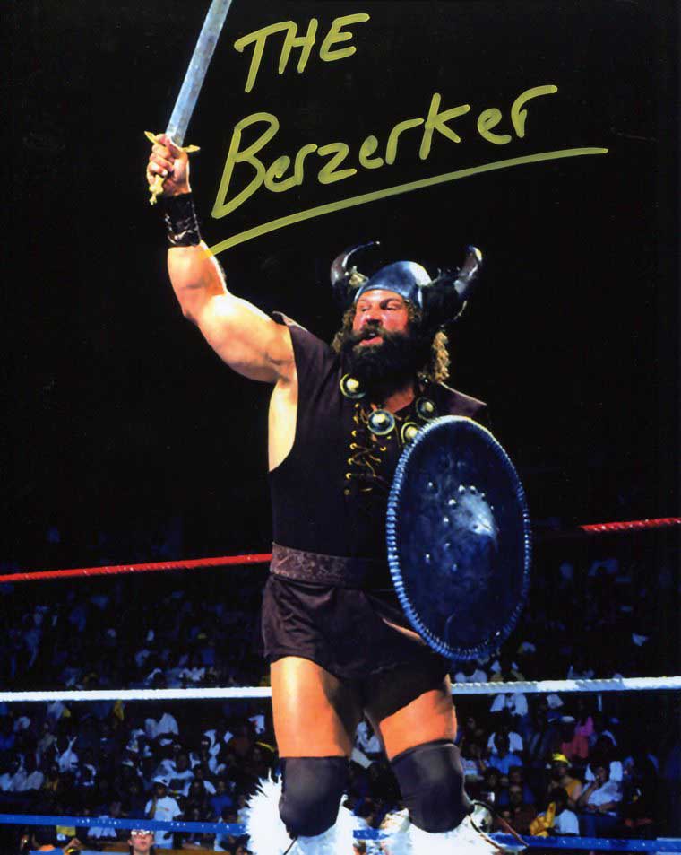 The Berzerker Pose 8 Signed Photo COA – The Wrestling Universe