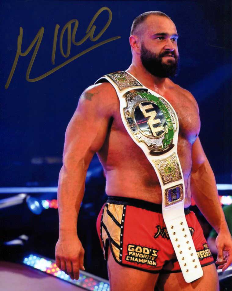 Rusev (Miro) Pose 2 Signed Photo COA – The Wrestling Universe