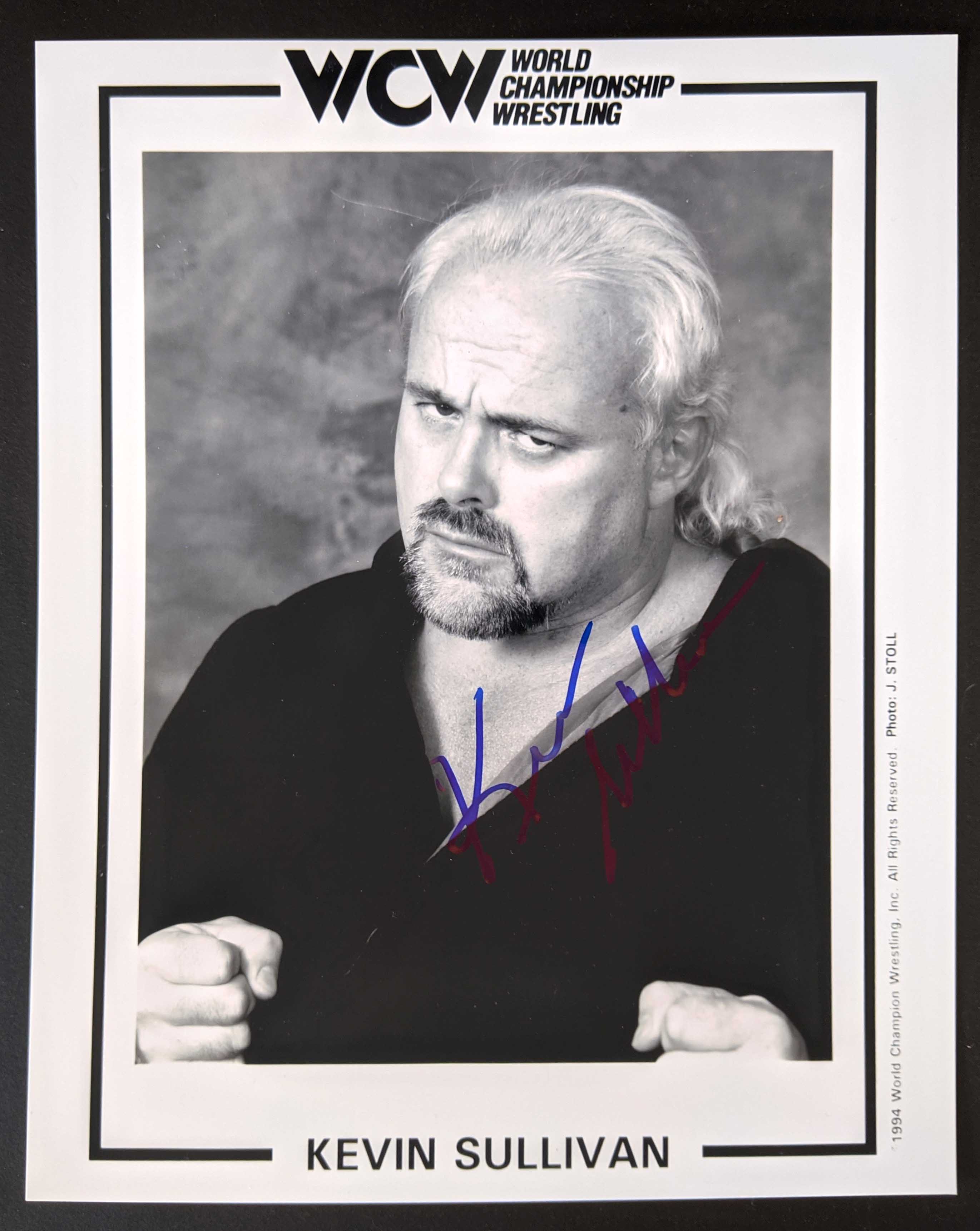 Kevin Sullivan Pose 9 Signed Photo COA – The Wrestling Universe